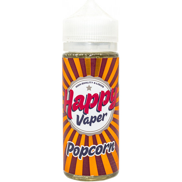 Жидкость Happy Vaper 120 мл Popcorn 0 мг/мл купить в Новосибирске для ...